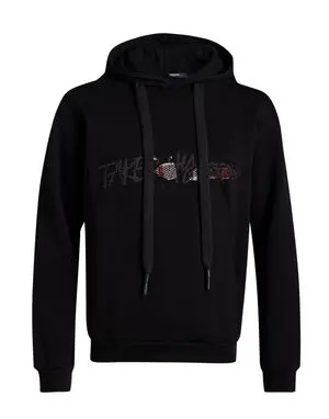 TAKESHY KUROSAWA Cotton Fleece Hoodie With Appliqués And Embroidery