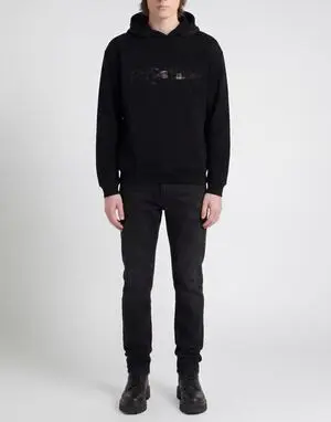 TAKESHY KUROSAWA Cotton Fleece Hoodie With Appliqués And Embroidery
