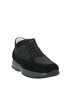 Hogan Sneakers In Suede And Textile Fibers