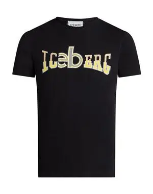 Iceberg T-shirt Size Cotton, Elastane - Black