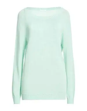 Malo Sweater Size Linen, Cotton - Blue