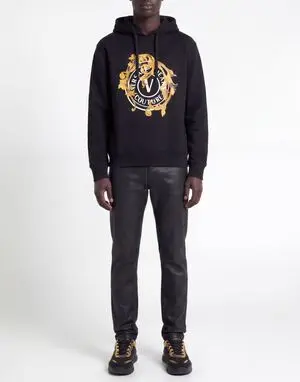 Versace Cotton Sweatshirt With Printed Logo