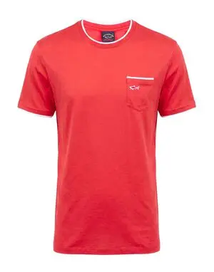 Paul & Shark T-shirt Size Cotton - Tomato Red