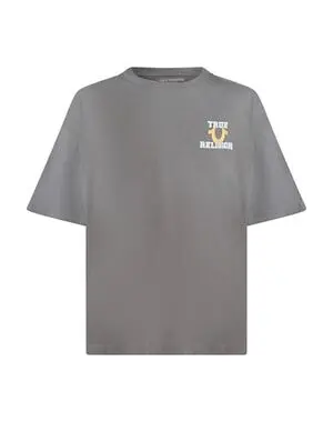 True Religion T-shirt Charcoal Size Cotton - Grey