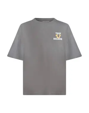 True Religion T-shirt Charcoal Size Cotton