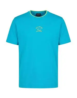 Paul & Shark T-shirt Turquoise Size Cotton