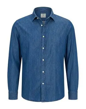R3D WÖÔD Denim Shirt Size Cotton - Blue