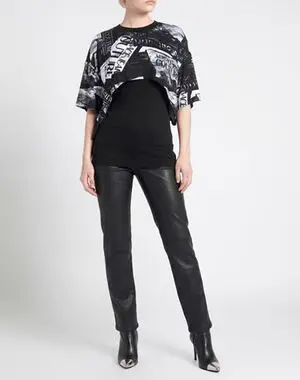 Versace Printed Viscose And Elastane Blend T-shirt