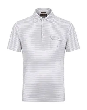 MOORER Polo Shirt Light Size Cotton - Grey