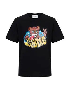 Iceberg T-shirt Size Cotton - Black