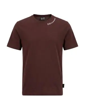 EA7 T-shirt Chocolate Size Cotton - Brown