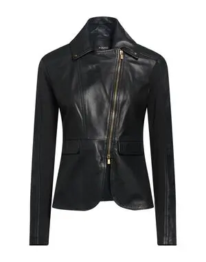 Pinko Jacket Size Lambskin, Viscose, Polyamide, Elastane