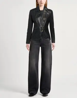 Pinko Jacket Size Lambskin, Viscose, Polyamide, Elastane