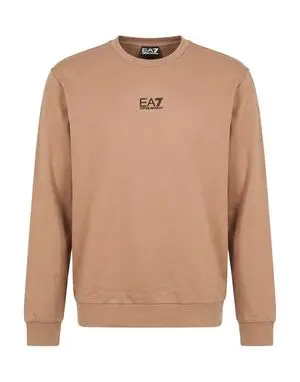 EA7 Cotton Crewneck Long Sleeve T-shirt