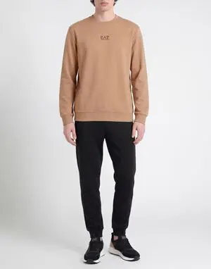 EA7 Cotton Crewneck Long Sleeve T-shirt