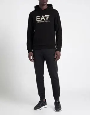 EA7 Cotton French Terry Sweatshirt - Black