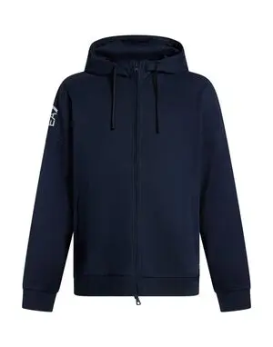 EA7 Zip-up Hooded Sweatshirt - Blue