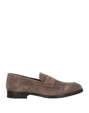 TESTONI Suede Penny Loafers - Grey
