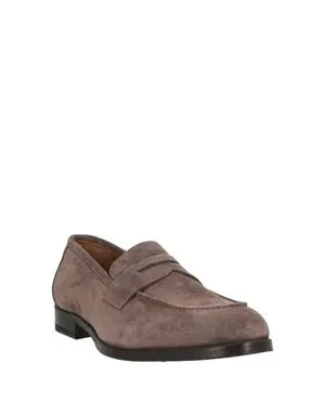 TESTONI Suede Penny Loafers - Grey