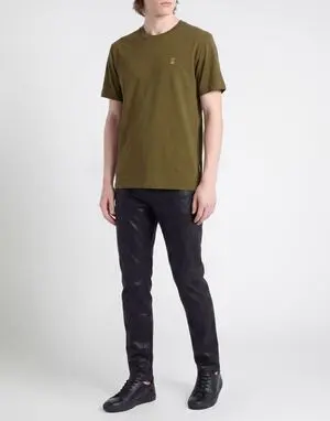 Just Cavalli T-shirt Khaki Size Cotton