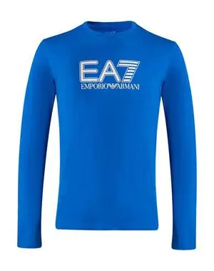 EA7 T-shirt Bright Size Cotton, Elastane - Blue