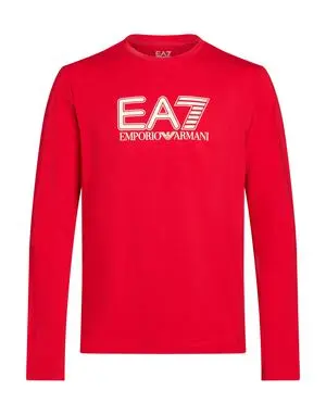 EA7 T-shirt Bright Size Cotton, Elastane - Red