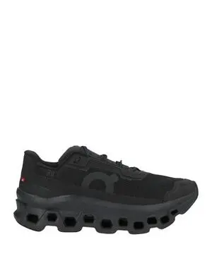 On Textile Fibers And Synthetic Fibers Low-top Sneakers - Black