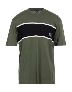 EA7 T-shirt Military Size Cotton