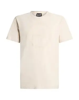 EA7 T-shirt Size Cotton - Beige