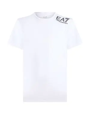 EA7 T-shirt Size Polyester, Elastane - White