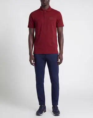 EA7 Polo Shirt Brick Size Lyocell, Polyester