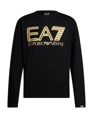 EA7 T-shirt Size Cotton, Elastane - Black