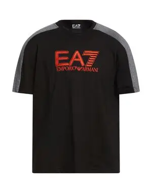 EA7 T-shirt Size Cotton - Black