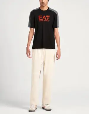 EA7 T-shirt Size Cotton - Black