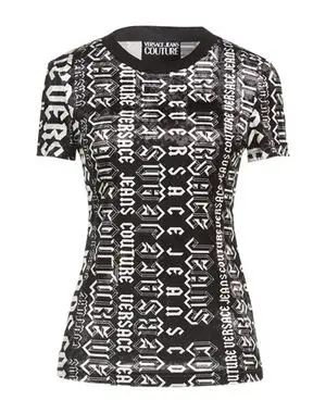 Versace Logo Print T-shirt - Black
