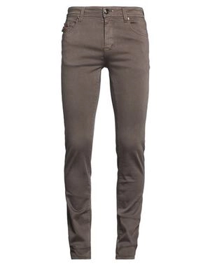 TRAMAROSSA Jeans Ivory Size Cotton, Polyester, Elastane - Brown