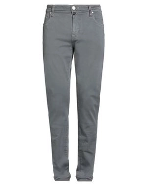 TRAMAROSSA Jeans Ivory Size Cotton, Polyester, Elastane - Grey