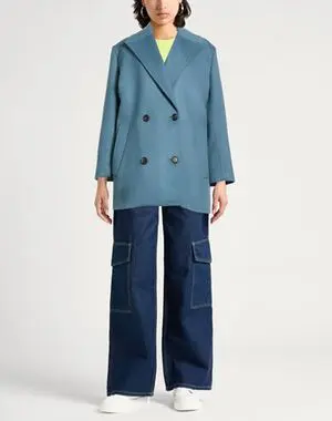 Paul & Joe Coat Slate Size Wool, Polyester, Cashmere