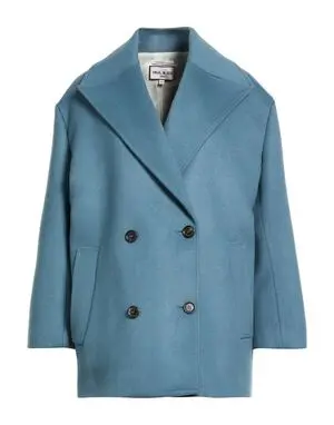 Paul & Joe Coat Slate Size Wool, Polyester, Cashmere