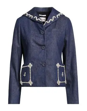Paul & Joe Denim Outerwear Size Cotton, Elastane