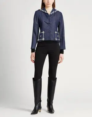 Paul & Joe Denim Outerwear Size Cotton, Elastane