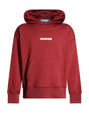 BARROW Sweatshirt Burgundy Size Cotton - Red