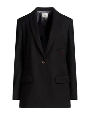 ALYSI Chocolat Blazer Size Polyester, Virgin Wool