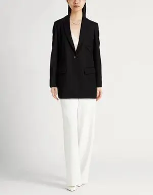ALYSI Chocolat Blazer Size Polyester, Virgin Wool