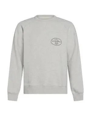 Officine Générale Sweatshirt Light Size Organic Cotton - Grey