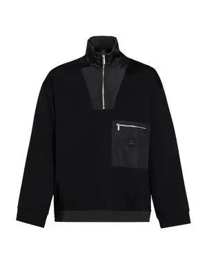 Armani Exchange Half-zip Sweatshirt - Black