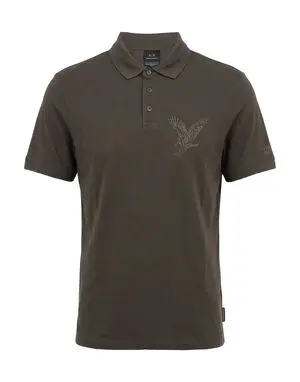 Armani Exchange Polo Shirt Size Cotton - Beige