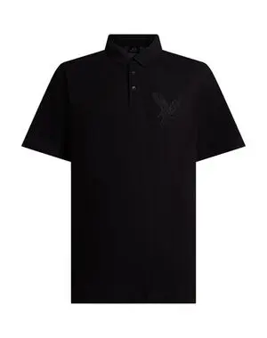 Armani Exchange Polo Shirt Size Cotton - Black