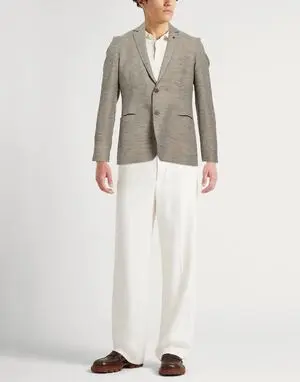 MESSAGERIE Blazer Size Cotton, Linen, Polyester