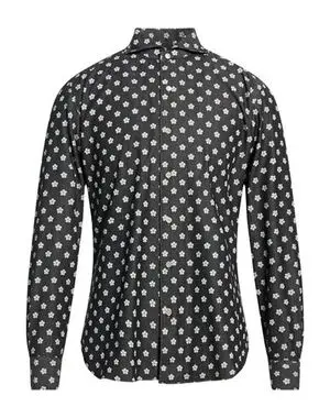 LUIGI BORRELLI NAPOLI Denim Shirt Charcoal Size Cotton - Grey